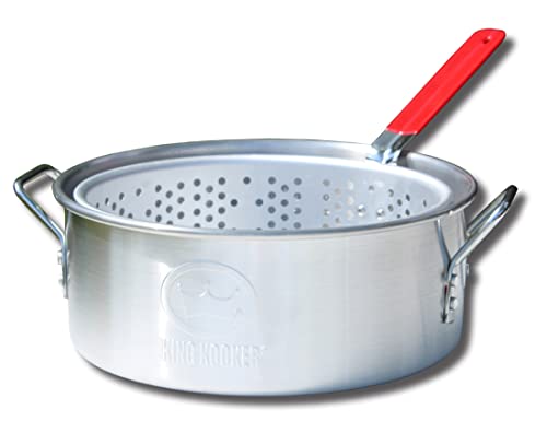 King Kooker KK2 9-Quart Aluminum Fry Pan with Basket