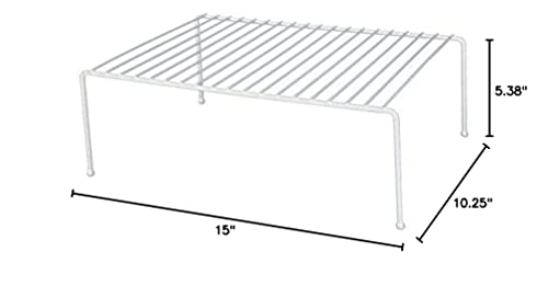 Panacea Grayline 40110, Large Kitchen Helper Shelf, White