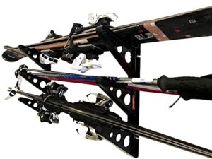 storeyourboard ski storage rack, horizontal wall rack