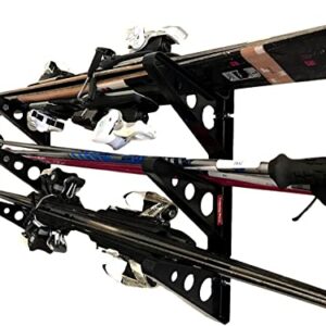 StoreYourBoard Ski Storage Rack, Horizontal Wall Rack