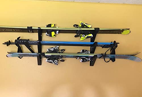 StoreYourBoard Ski Storage Rack, Horizontal Wall Rack