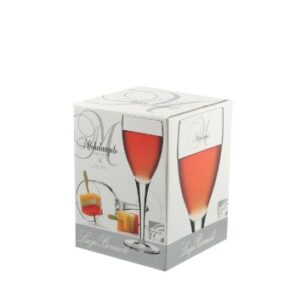 Luigi Bormioli Set of 4 Michelangelo Mastrepiece Wine Glasses, 8-Oz.