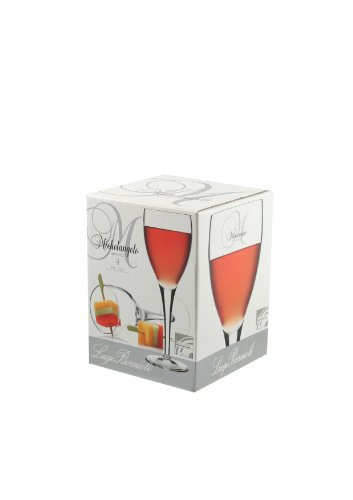 Luigi Bormioli Set of 4 Michelangelo Mastrepiece Wine Glasses, 8-Oz.