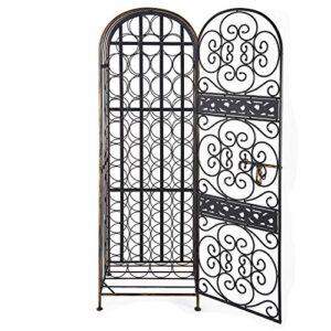 Wine Enthusiast Renaissance Wrought Iron Wine Jail