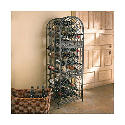 Wine Enthusiast Renaissance Wrought Iron Wine Jail