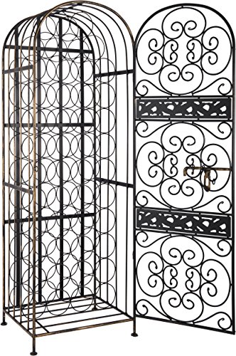 Wine Enthusiast Renaissance Wrought Iron Wine Jail