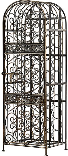 Wine Enthusiast Renaissance Wrought Iron Wine Jail