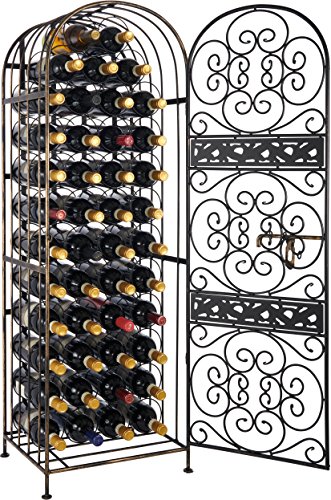 Wine Enthusiast Renaissance Wrought Iron Wine Jail