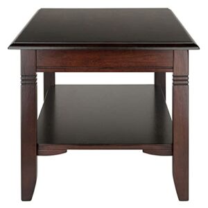 Winsome Wood Nolan Occasional Table, Cappuccino