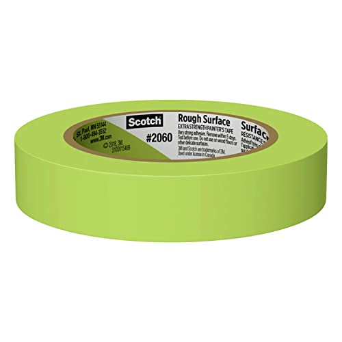 Scotch Rough Surface Painter's Tape, 0.94 inches x 60 yards, 2060, 1 Roll