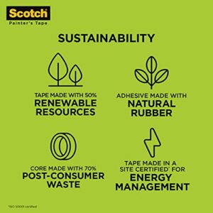 Scotch Rough Surface Painter's Tape, 0.94 inches x 60 yards, 2060, 1 Roll