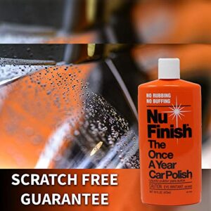 Car Polish by Nu Finish, NF-76 Liquid Polish for Cars, Trucks, 16 Fl Oz Each