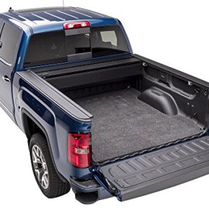 BedRug Bed Mat BMN04KCD fits 04+ TITAN 6'6" BED for trucks with a drop-in style bedliner , Gray