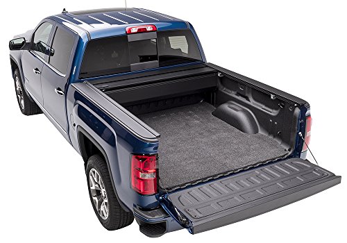 BedRug Bed Mat BMN04KCD fits 04+ TITAN 6'6" BED for trucks with a drop-in style bedliner , Gray