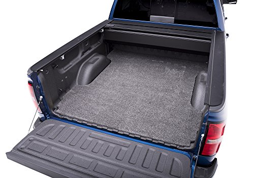 BedRug Bed Mat BMN04KCD fits 04+ TITAN 6'6" BED for trucks with a drop-in style bedliner , Gray