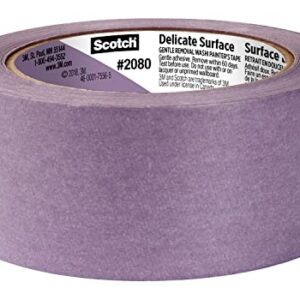 Scotch Delicate Surface Painter's Tape, 1.88" Width, 2080, 1 Roll