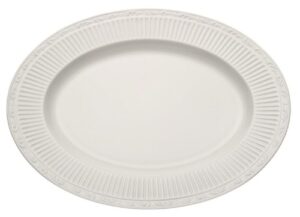 mikasa italian countryside oval serving platter, 15-inch