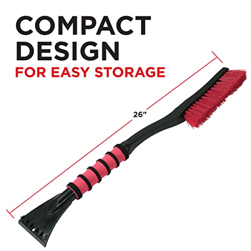 Mallory 532 Cool-Force 26” Snowbrush with Ice Scraper, 1 Pack