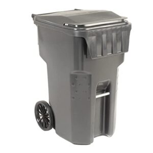 otto mobile heavy duty trash container, 95 gallon, gray