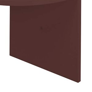 Kiera Grace Kieragrace Retro Shelves Floating Corner Wall Shelf, 12 x 57 inches, Dark Brown