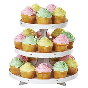 wilton cupcake 3-tier stand, white