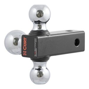 CURT 45800 Replacement Adjustable Trailer Hitch Ball Mount Head with 3 Balls for CURT #45799