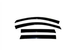 auto ventshade [avs] ventvisor / rain guards | smoke color, 4 pc | 94760 | fits 2001 kia sephia, 2001 – 2004 kia spectra