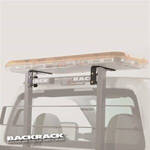 backrack 91006 light bar bracket – 2 piece, black