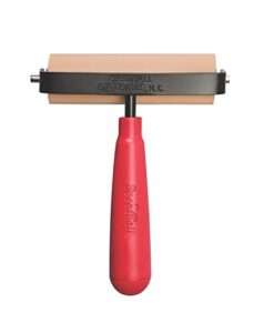 speedball deluxe soft rubber brayer, 4-inch