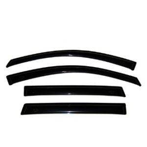 Auto Ventshade [AVS] Ventvisor / Rain Guards | Smoke Color, 4 pc | 94054 | Fits 2002 - 2008 Ford Crown Victoria (Long Rears)