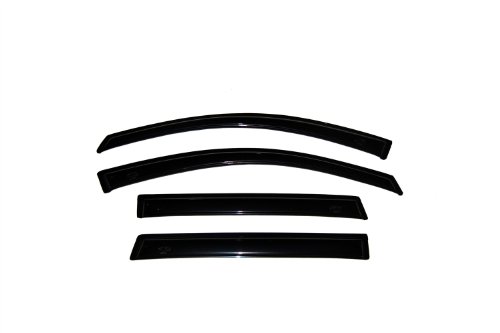 Auto Ventshade [AVS] Ventvisor / Rain Guards | Smoke Color, 4 pc | 94054 | Fits 2002 - 2008 Ford Crown Victoria (Long Rears)