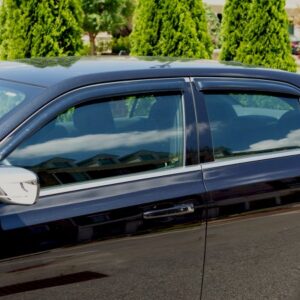 Auto Ventshade [AVS] Ventvisor / Rain Guards | Smoke Color, 4 pc | 94054 | Fits 2002 - 2008 Ford Crown Victoria (Long Rears)