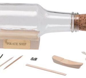 Pirate Ship in a Bottle Kit - Includes All Parts to Create a Mini Ship in a Bottle - VERY Challenging, Are You up for It?