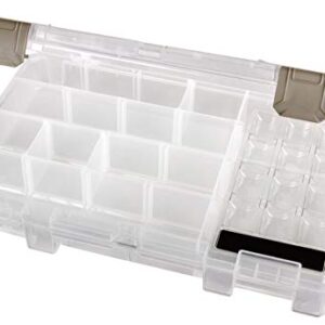 ArtBin 6911AB Sew-Lutions Bobbin/Supply Box Sewing Organizer, [1] Plastic Storage Case, Clear