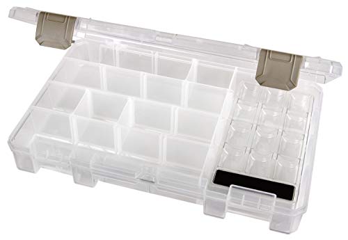 ArtBin 6911AB Sew-Lutions Bobbin/Supply Box Sewing Organizer, [1] Plastic Storage Case, Clear