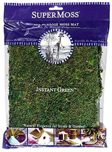 SuperMoss (22420) InstantGreen Moss Mat, Fresh Green, 18 x 16""