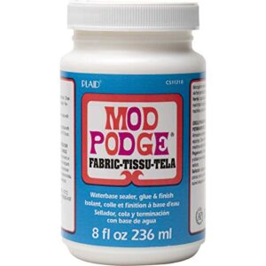 mod podge eight-ounce fabric, 8, transparent, 8 fl oz