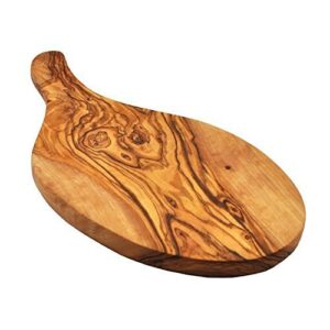 naturally med olive wood garlic chopping board