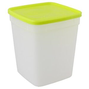 Arrow Home Products 00044 1-Quart Freezer Containers, 3-Pack, White/green