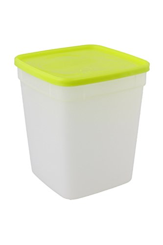 Arrow Home Products 00044 1-Quart Freezer Containers, 3-Pack, White/green