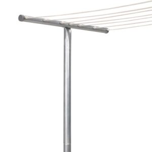 household essentials t-2050 steel outdoor clothesline t post | single t-post