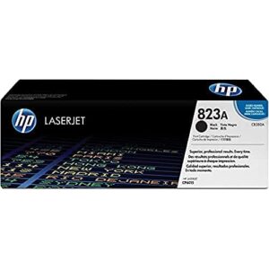 original hp 823a black toner cartridge | works with hp color laserjet cp6015 series | cb380a