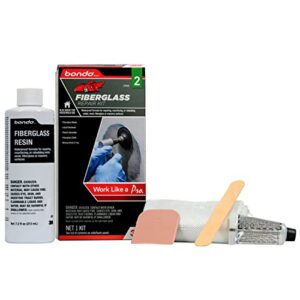 bondo fiberglass resin repair kit, 00420, 0.45 pint