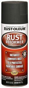 rust-oleum 248658 rust reformer spray, 10.25 oz, black