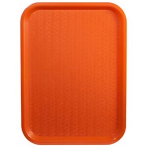 winco fast food tray, 10 by 14-inch, orange,medium