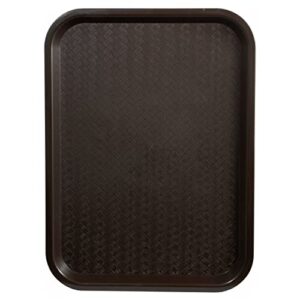 winco fast food tray, 10-inch by 14-inch, brown