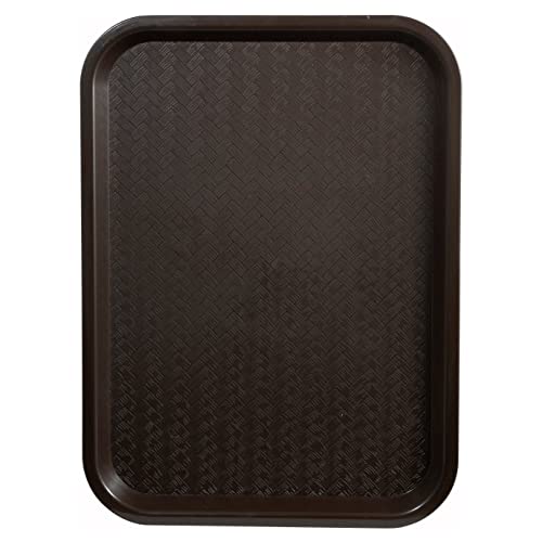 Winco Fast Food Tray, 10-Inch by 14-Inch, Brown