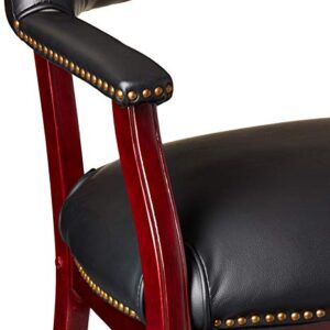 Boss Captain’s Chair In Black Vinyl