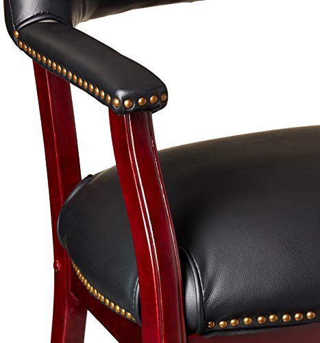 Boss Captain’s Chair In Black Vinyl