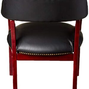 Boss Captain’s Chair In Black Vinyl